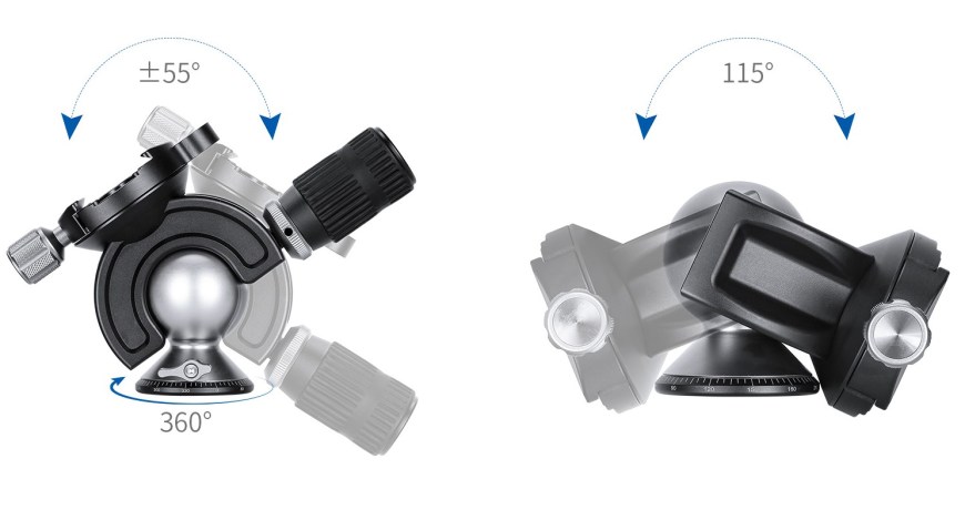 Buy Leofoto MH-60 Magic Ball Head with Arca-Type Quick Release Set ...
