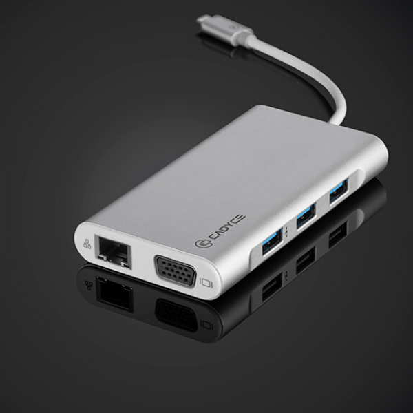 Buy Cadyce USB-C™ to USB 3.0 Hub, Gigabit Ethernet, HDMI (4k) & VGA ...