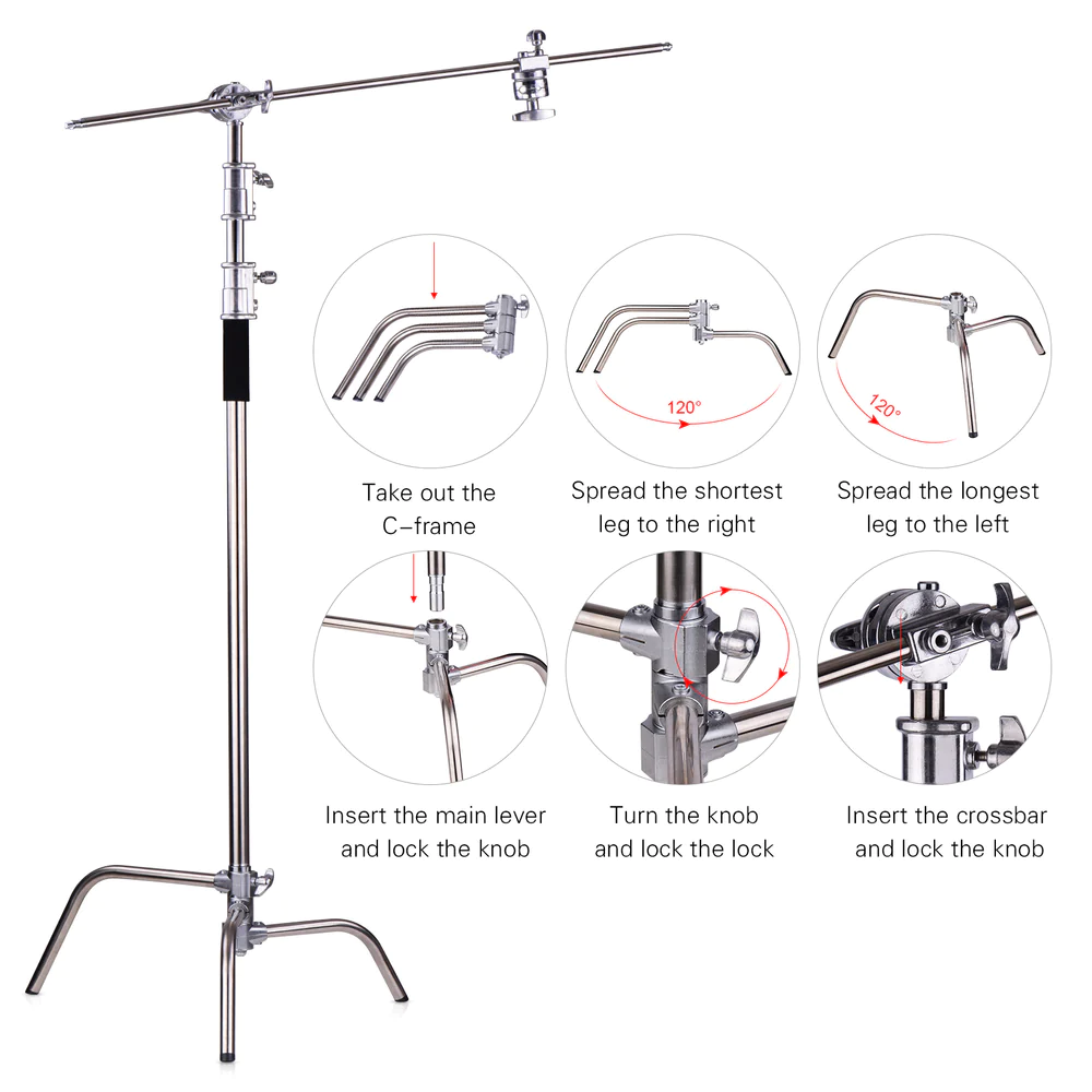 Buy HIFFIN C Stand (9.8 Ft) from Sharp Imaging | Authorised Dealer
